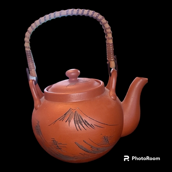 Japan | Kitchen | Vintage Japanese Terracotta Red Ware Teapot Hand ...